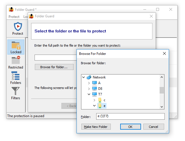 Folder Guard User's Guide